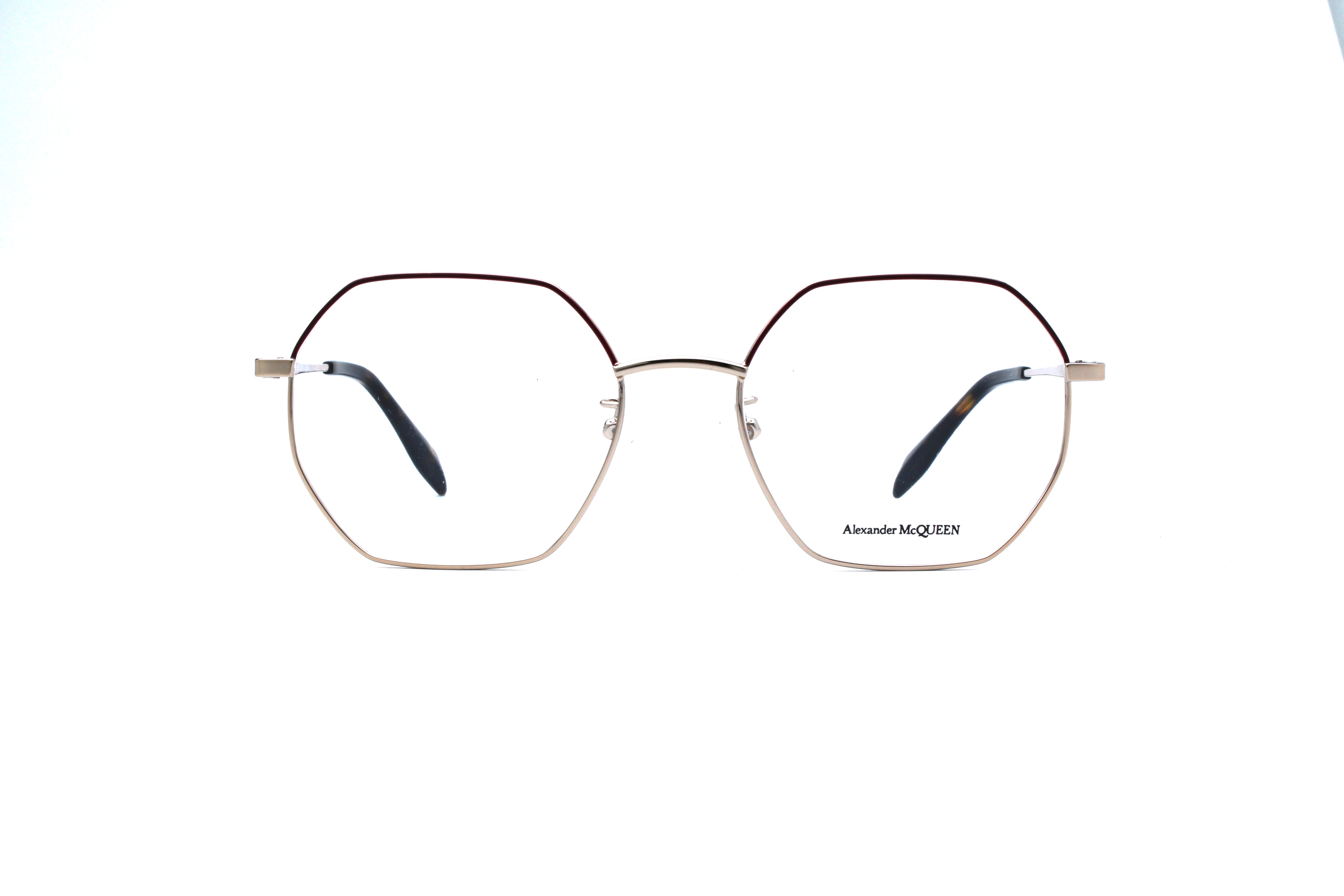 Alexander McQueen Eyeglasses AM0338O 003 – Juniper Eyewear